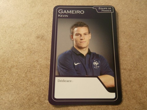 KEVIN GAMEIRO (TEAM FRANCE), RARE 2012 FOOTBALL ROOKIE CARD, COLLECTOR ...