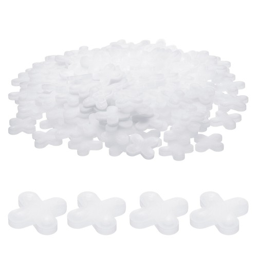 200pcs Tile Spacers 10mm Hard Plastic Cross Tiles Leveler Spacer for ...