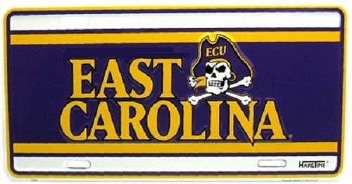 East Carolina Pirates NCAA Team Color License Plate 97036008100| eBay