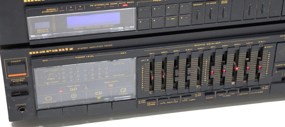 Vintage Marantz Integrated Amplifier / Tuner PM150 + ST150 Sold AS IS ...