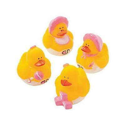Mini Baby Pink Rubber Ducks Set of 12 - 1 3/4" ducks Cake Table ...