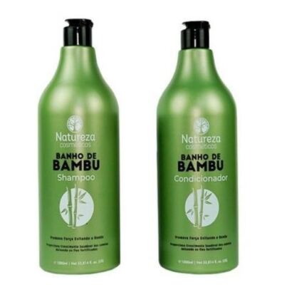 Hair Treatment Bamboo Bath Shampoo and Conditioner 2x1L - Natureza ...