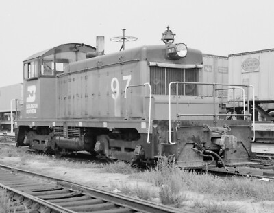 Burlington Northern EMD SW1 97 at Cicero, IL 5 x 7 Photo | eBay