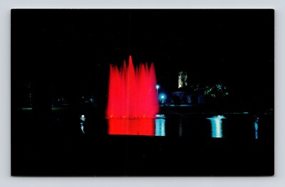 Vintage Postcard LYTA D GOOD MEMORIAL FOUNTAIN SCHOOL OF OZARKS LOOKOUT ...