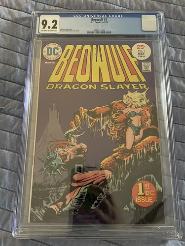 BEOWULF #1 CGC 9.2 WP DRAGON SLAYER Bronze Age DC COMICS 1975 | eBay