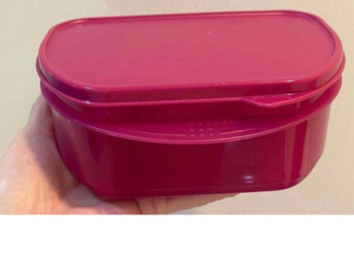 Tupperware Half Fridge Stackable Stack Dark Pink 650ml (1pc) | eBay ...