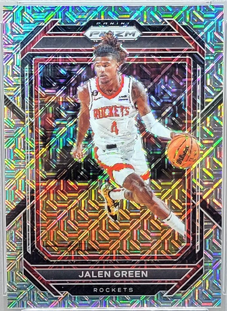 2022-23 Panini Prizm - Jalen Green #181 Green Pulsar Prizm /25 for sale ...
