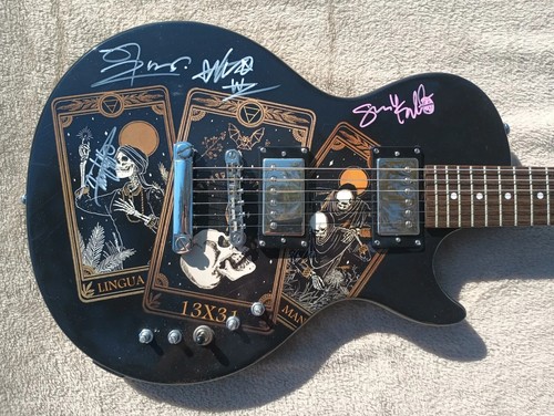 White Zombie Rob Zombie Guitar Poster Wall Art Print of his EPIPHONE ...