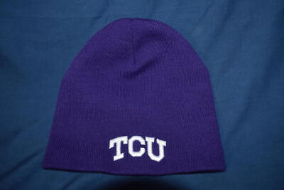 TCU Texas Christian University Horned Frogs Beanie Purple Hat NCAA | eBay