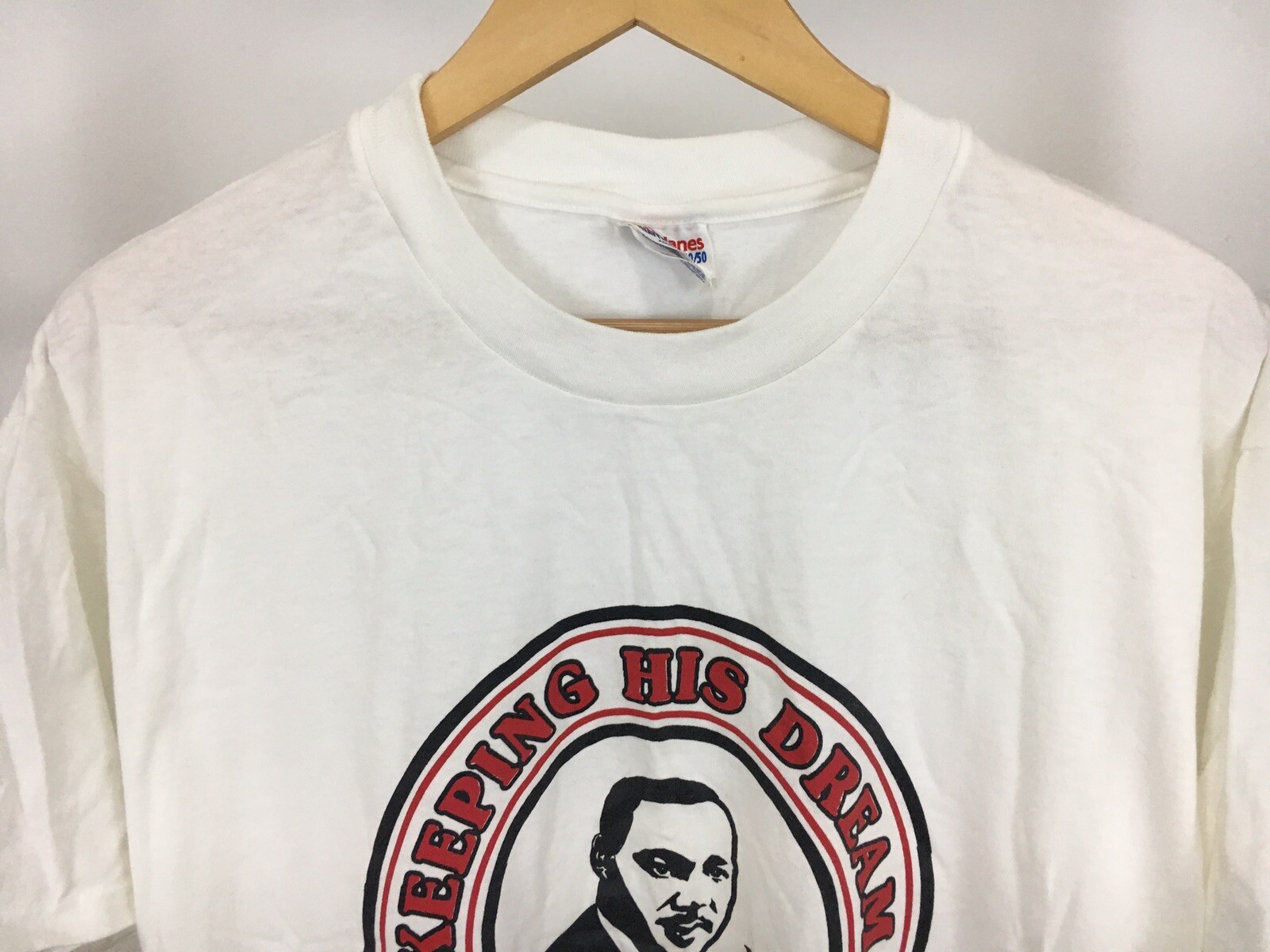 RARE VTG Hanes 90s Martin Luther King Jr Keeping His Dream Alive NAACP ...