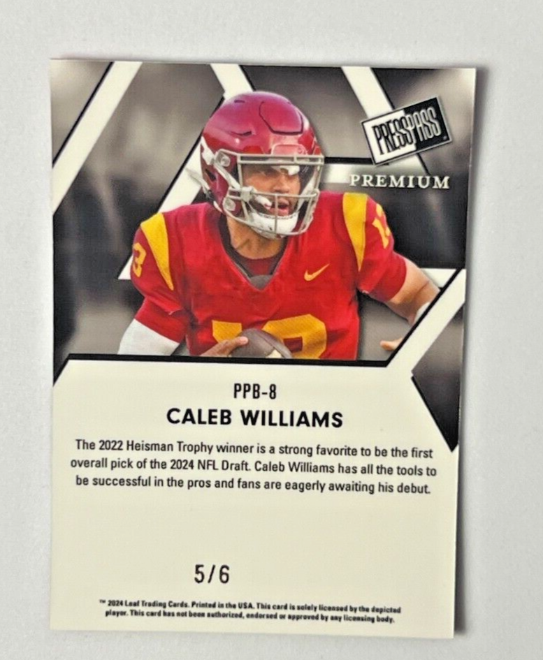 2024 Leaf National NSCC Metal CALEB WILLIAMS RC Pink 1/6 Bears | eBay