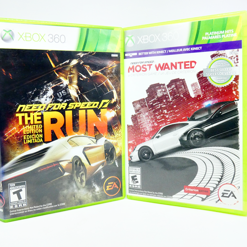 Need For Speed Midnight Club XBOX 360 4 Game Lot The Run Most Wanted ...
