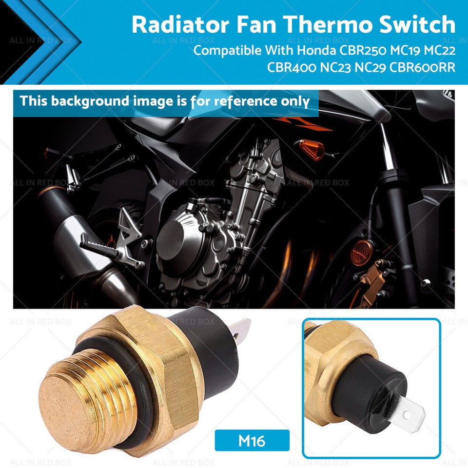 Radiator Fan Thermo Switch Suitable For Honda CBR250 MC19 MC22 CBR400 ...