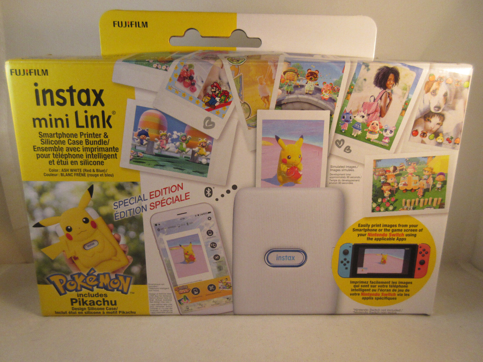 FUJIFILM Instax Mini Link Smartphone Printer POKEMON Edition Pikachu ...