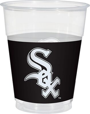 Chicago White Sox MLB Pro Baseball Sports Theme Party 25 ct. 16 oz ...