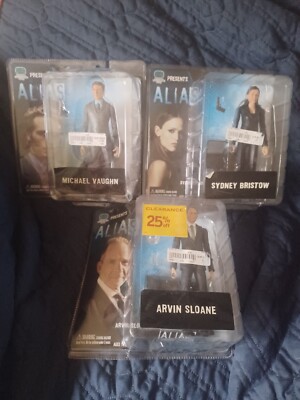 (3) NEW ALIAS-Michael Vaughn, SYDNEY BRISTOW & ARVIN SLOANE 7" ACTION ...