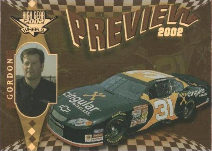 2002 Wheels High Gear - 2002 Preview Robby Gordon #F68 First Gear for ...