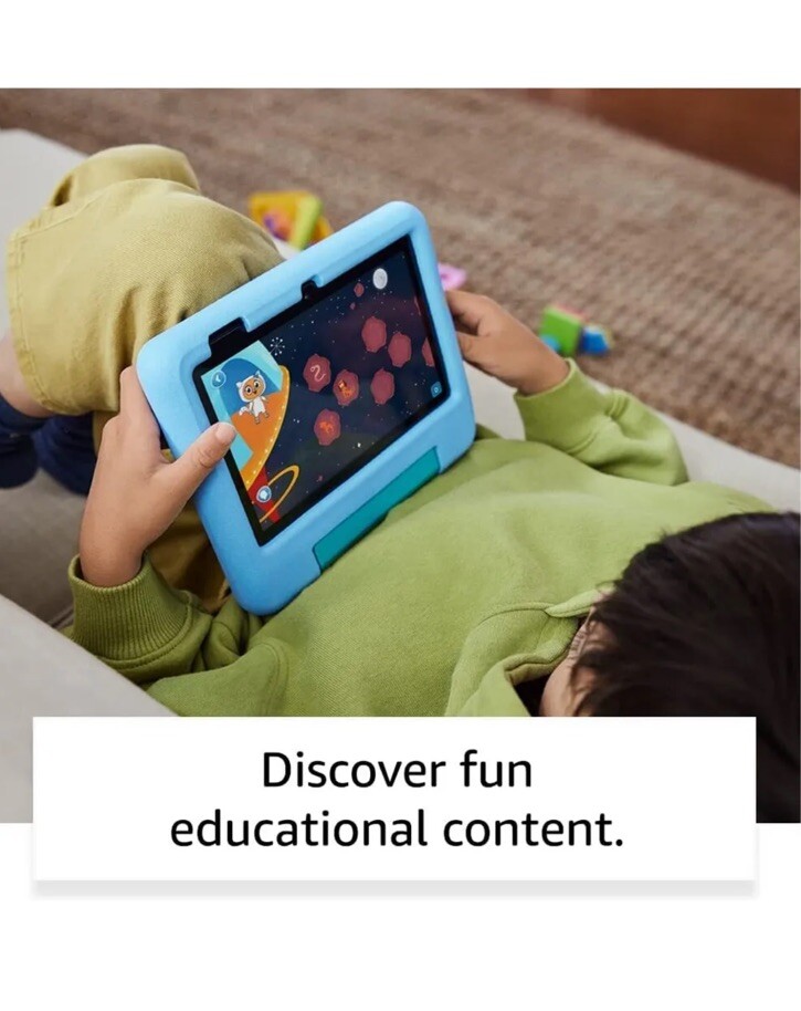 Amazon Fire 7 Kids Tablet 7 inch Display Ages 3–7 16 GB Blue latest ...