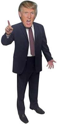 DONALD TRUMP PRESIDENT REPUBLICAN YUGE HUGE FOAM BOARD MASK COSTUME ...