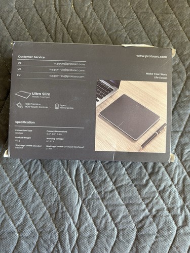 ProtoArc Wireless Trackpad, High Precision T1 Plus Touchpad for Windows ...