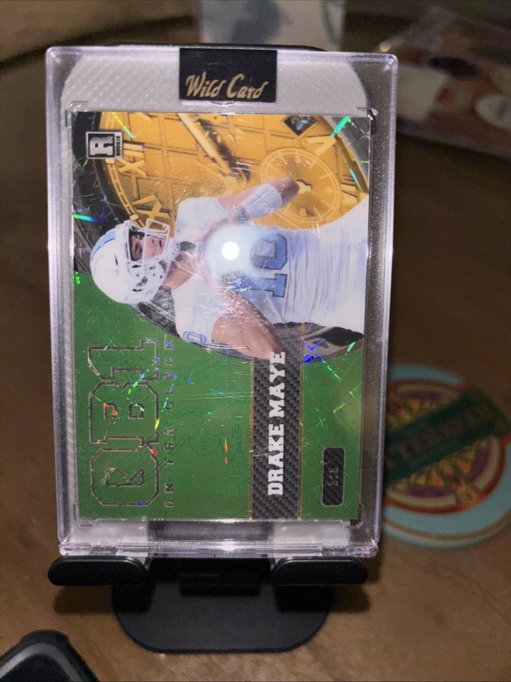 2023 Wild Card QB1 On The Clock 1/1 Drake Maye Rookie RC | eBay