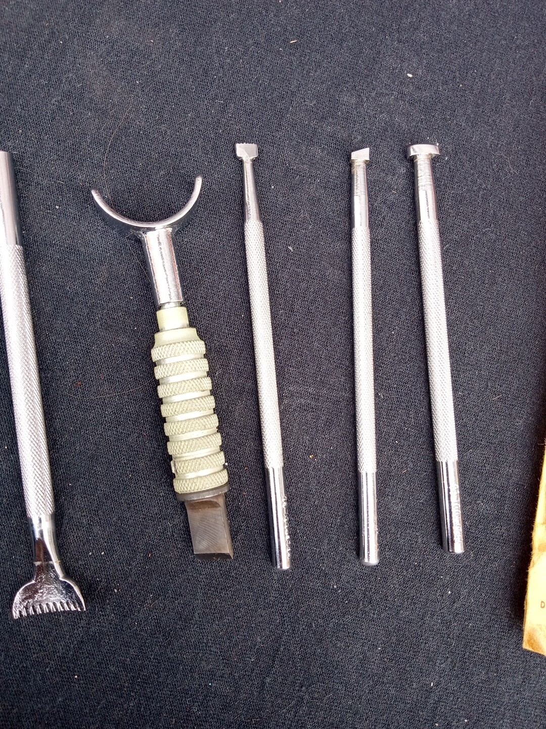 Tandy Craftool Leather Tools Set Of 5 | eBay