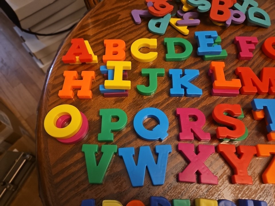 Random Alphabet Letters Refrigerator Fridge Magnet Soft & Hard Plastic ...