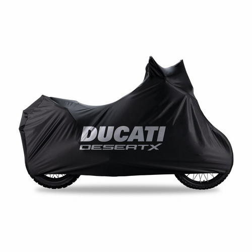 DUCATI Abdeckplane Pelerine Indoor Bike Cover schwarz DESERT-X DesertX ...