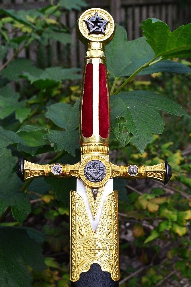 Ceremonial Masonic Dagger - Square and Compasses - Mason - Knights ...