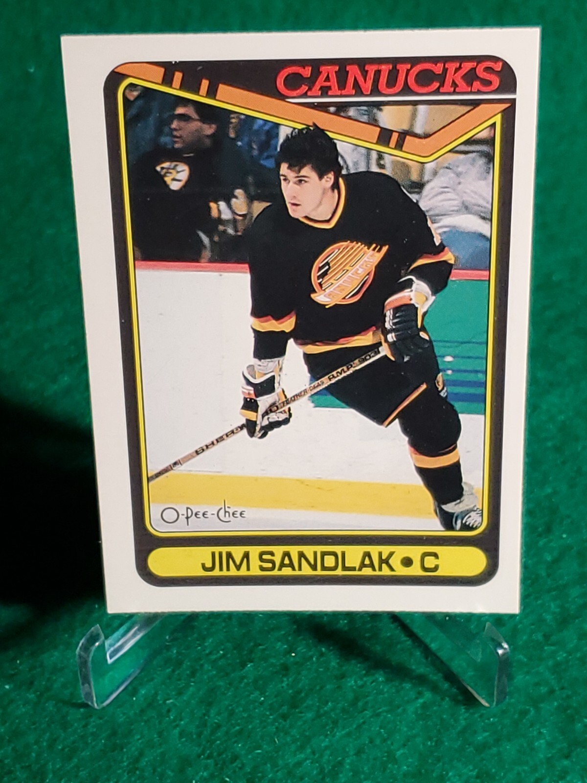 1990-91 O-Pee-Chee Canucks Hockey Card #18 Jim Sandlak | eBay