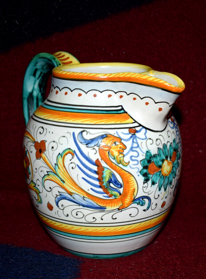 GRAZIA DERUTA Krug Raffaellesco Design Tasse Italien Majolika Vase ...