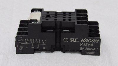 KACON KMY4 5A 250VAC RELAY SOCKET | eBay