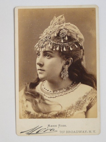Marie Roze / Marie Hippolyte Ponsin - French Opera Singer Cabinet Photo ...