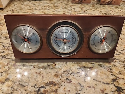 Vintage Jason Weather Station Barometer RARE FIND | eBay