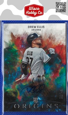 2022 Chronicles Drew Ellis #OA-DE Origins Signatures Silver #/49 ...