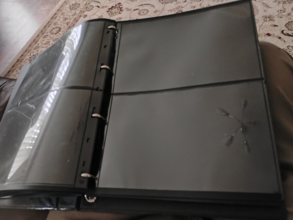 COVER ALBUM 40 DOUBLE SIDED LEAVES(HOLDS 160 COVERS)VERY GOOD CONDITION ...