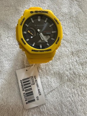 Casio G-Shock GA-B2100 Yellow Casioak Solar Powered Radio Controlled ...