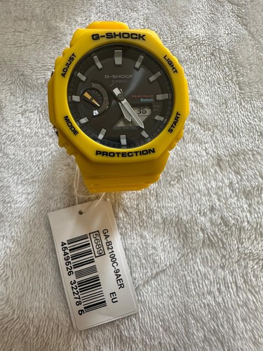 Casio G-Shock GA-B2100 Yellow Casioak Solar Powered Radio Controlled ...