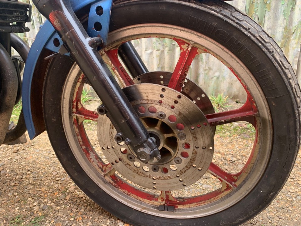 Kawasaki GPz 1100 B2 WITH GENUINE Z1000R ELR ENGINE Y Reg V5. 1982 Twin ...