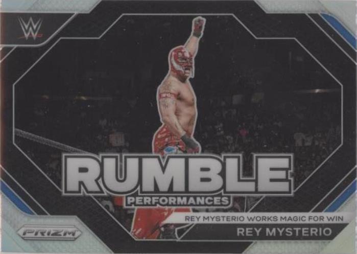 2024 Panini Prizm WWE - Rumble Performances Rey Mysterio #2 Silver ...