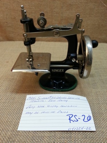 1920's Singer Childs Sewing Machine #20 Sew handy | eBay