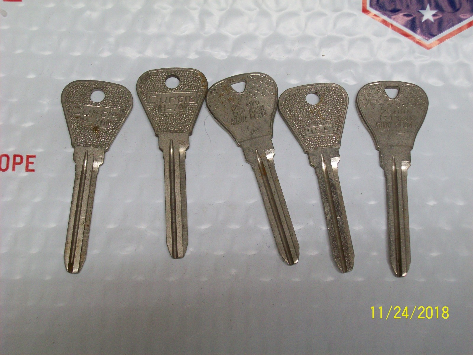 Lot of 10 Curtis Blank H70 Keys FORD KEY | eBay