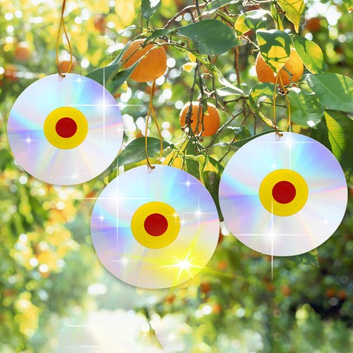 Bird Repellent Disc Sturdy Garden Protection Reflective Bird Scare Disc ...