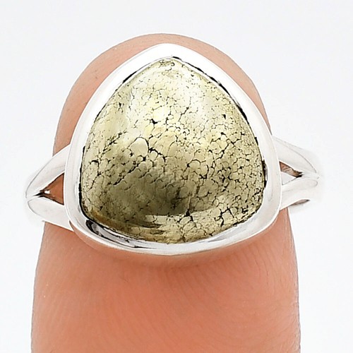 Apache Gold Healer's Gold - Arizona 925 Sterling Silver Ring s.7 ...