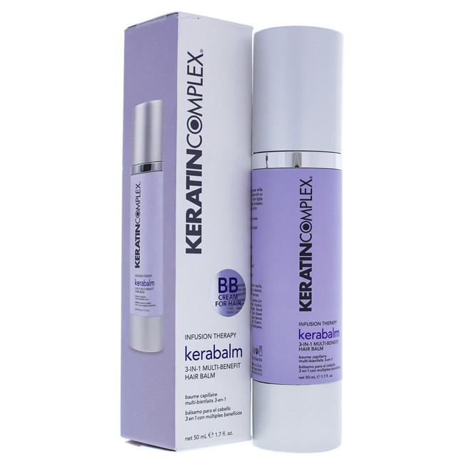 Kerabalm 3-in-1 Multi-Benefit Hair Balm by Keratin Complex for Unisex ...