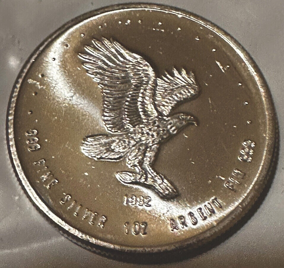 RARE Vintage 1982 Monex via RCM 1 Oz American Eagle Silver Coin .999 ...
