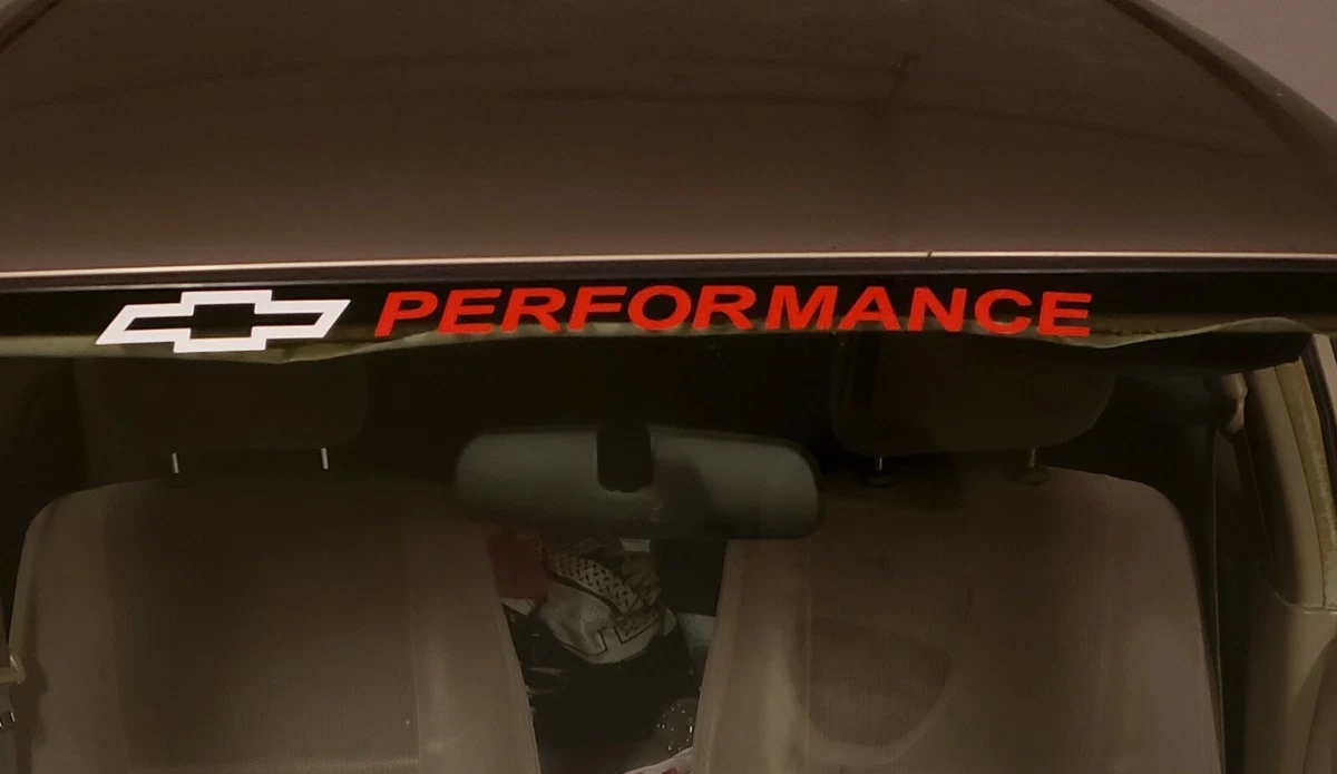 Silverado Windshield Decal