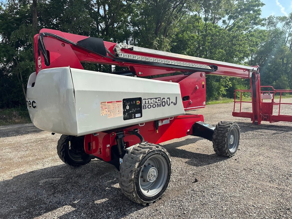 2016 MEC 60-J 4WD TURBO DIESEL POWERED ARTICULATING BOOM LIFT WITH JIB ...