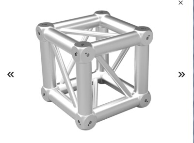Monoprice 6-way Truss Corner for 12in Spigoted Truss For DJ Stage ...