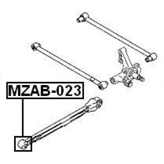 Bushing Front Transversal Rod For TOYOTA LAND 84-96 , 48706-60011 | eBay